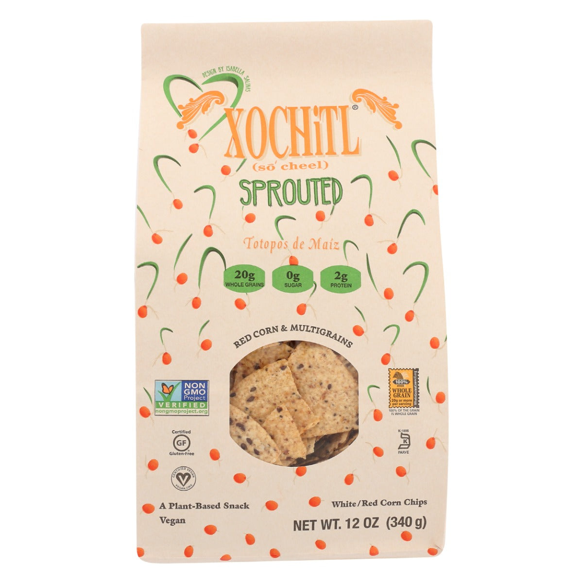 XOCHITL: Chip Corn Sprouted, 12 oz – Sunshine Co Op.